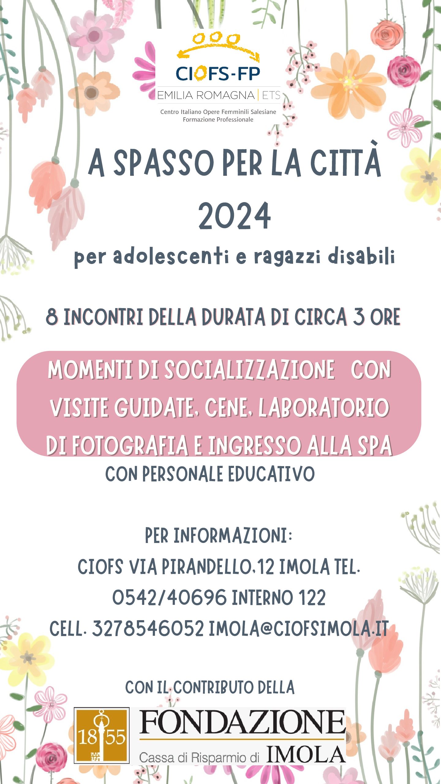 A SPASSO PER LA CITTA' 2024 | CIOFS-FP/ER A SPASSO PER LA CITTA' 2024 | CIOFS-FP/ER