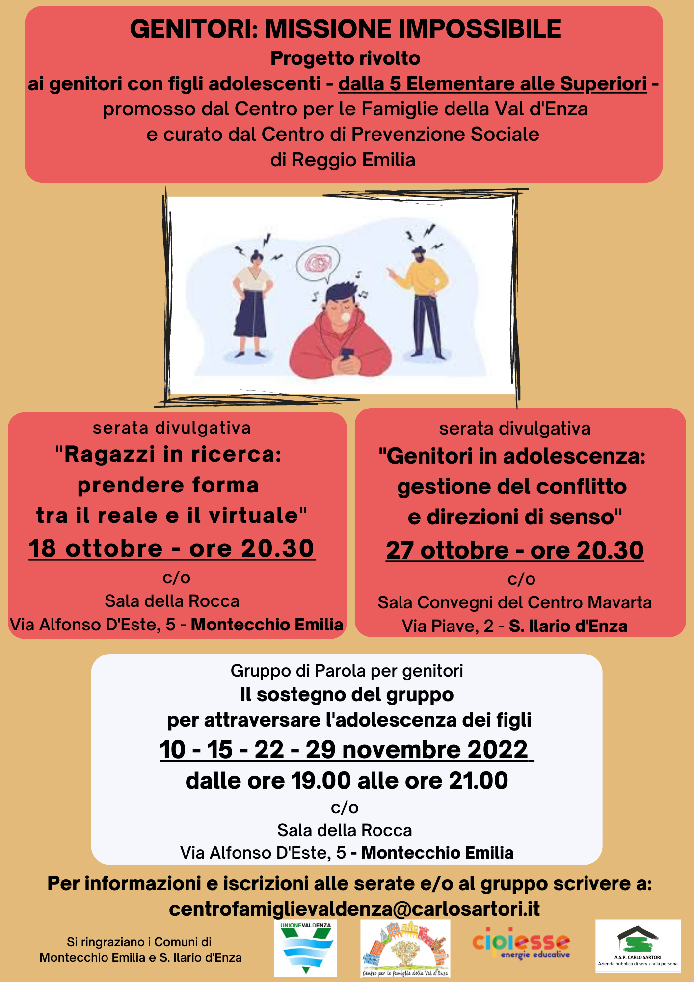 GENITORI: MISSIONE IMPOSSIBILE | CIOFS-FP/ER