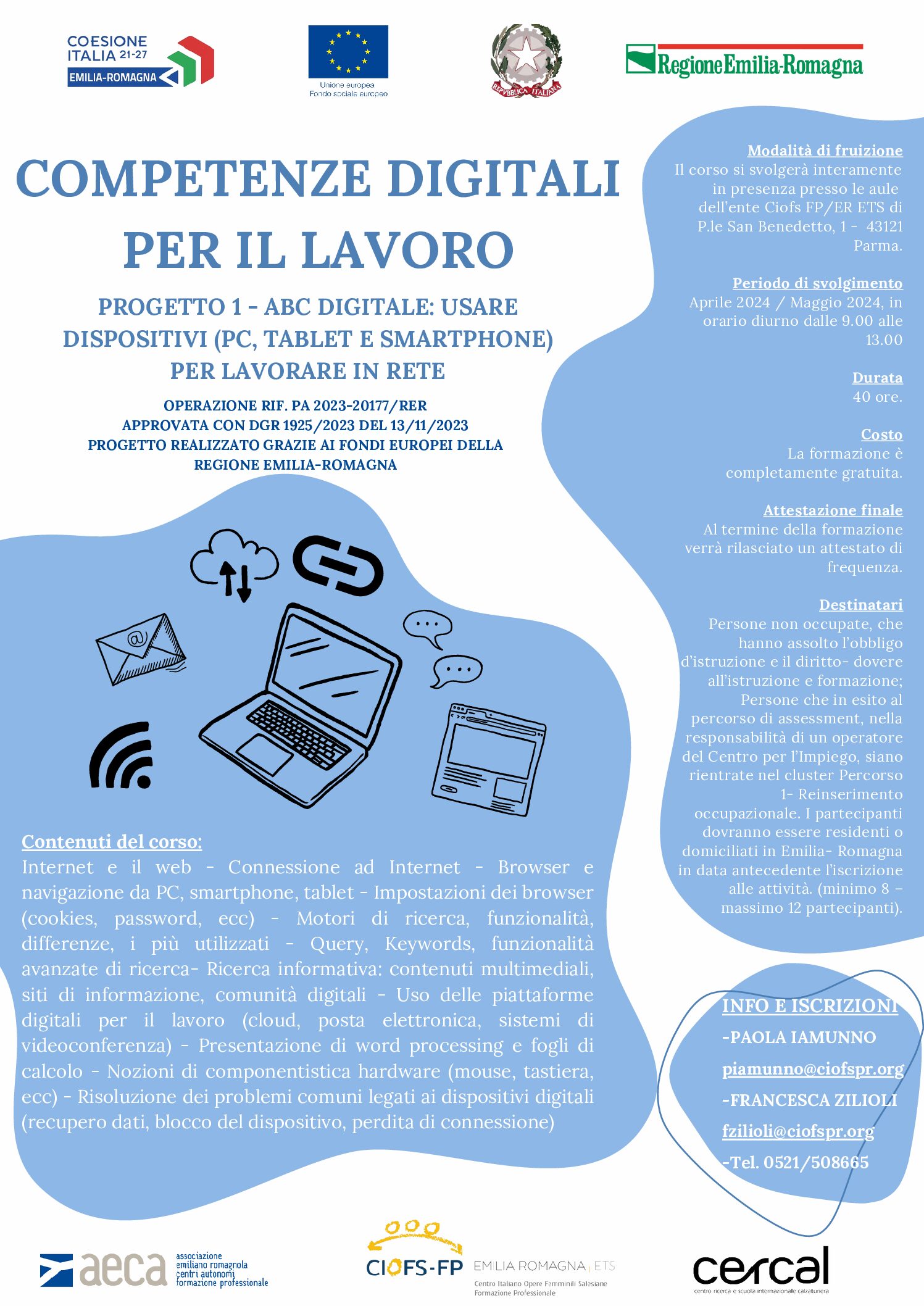 COMPETENZE DIGITALI PER IL LAVORO | CIOFS-FP/ER